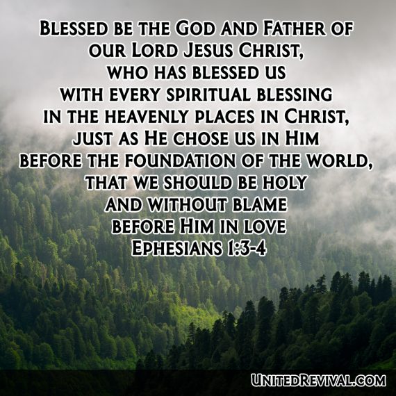 Blessed be the God and Father of our Lord Jesus Christ, who has blessed ...