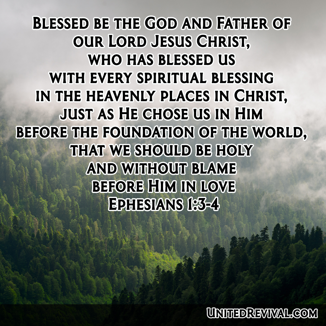 Blessed be the God and Father of our Lord Jesus Christ, who has blessed ...